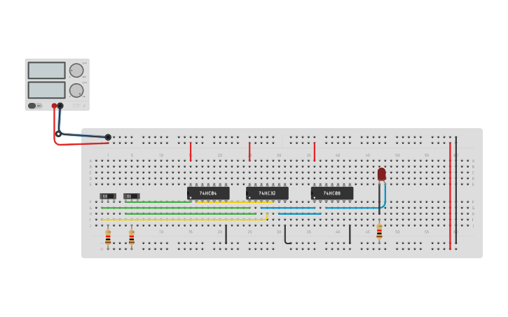 Circuit design Function 1 - Tinkercad