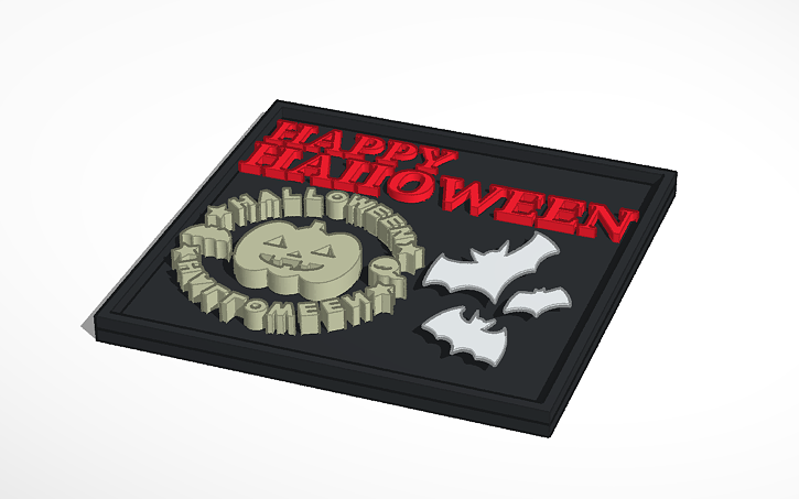 3D design halloween - Tinkercad