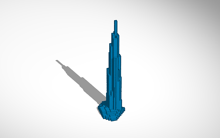 3D design Landmark 81 - Ho Chi Minh City, Vietnam - Tinkercad