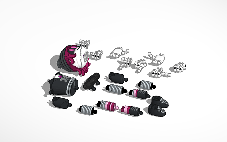 3D design Murder Drones: Uzi Doorman 3D printable Figure - Tinkercad