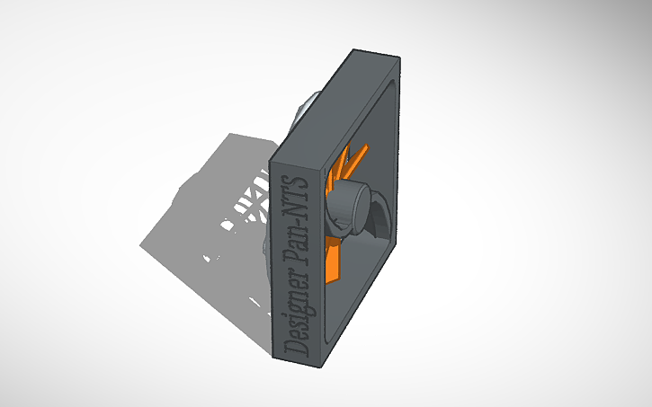 3D design Fan - Tinkercad