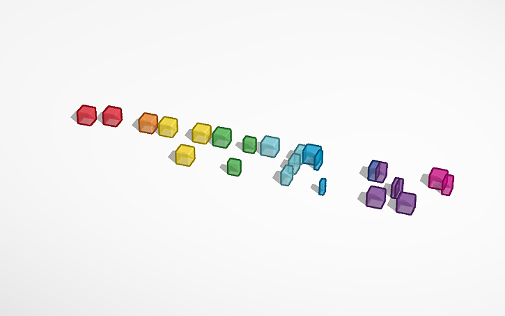 3D design Tinkercad Neon Sign - Tinkercad