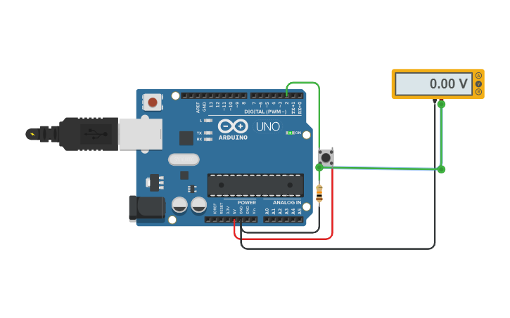 Circuit design Button - Tinkercad