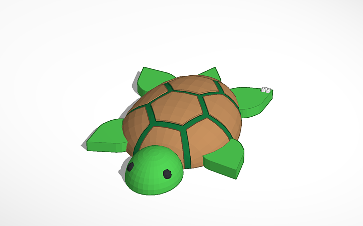 3D design Babbie Turtle - Tinkercad