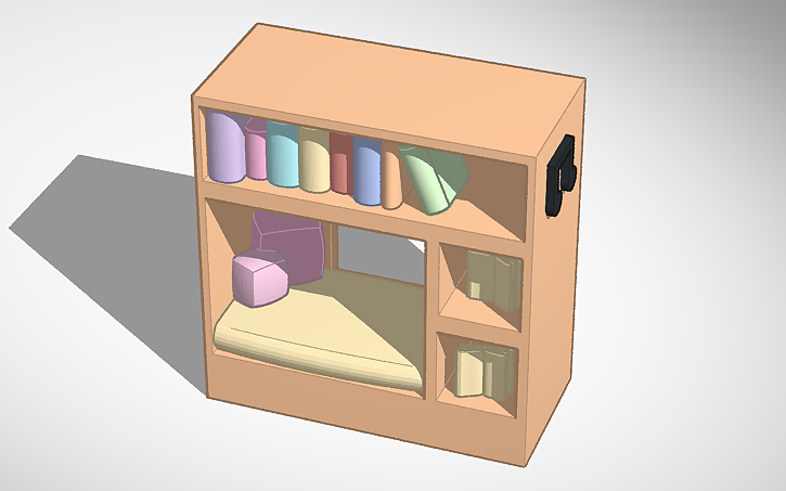 3D design #Library *reading spot I* - Tinkercad