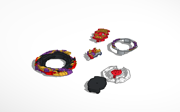 3D design Beyblade db - Tinkercad