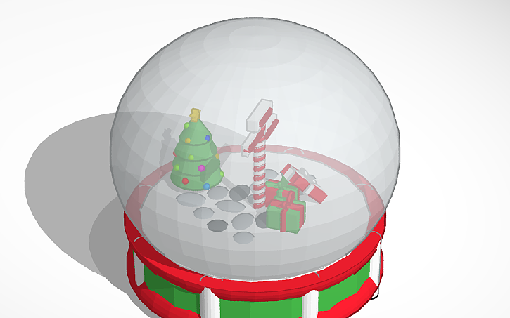 3D design Snow Globe! - Tinkercad