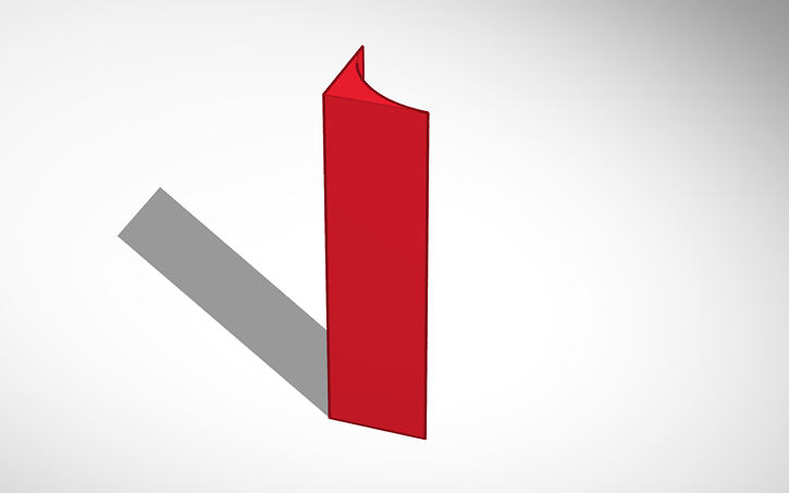 3D design Hi res fillet - Tinkercad