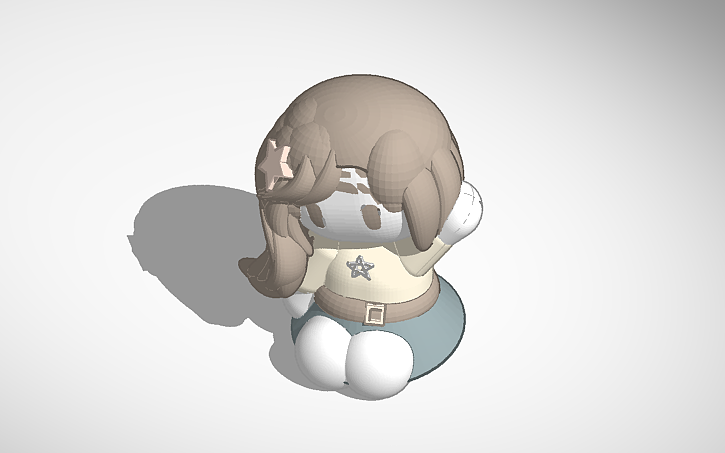 3D design Copy of Copy of cute girl - Tinkercad