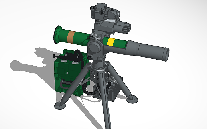 3D design BGM-71 Tow - Tinkercad
