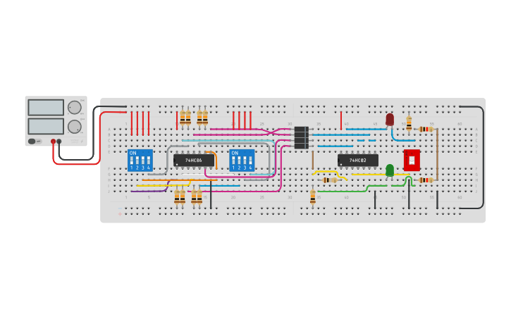 Circuit design RODRIGUEZ_Activity 5: Digital Combination Lock - Tinkercad