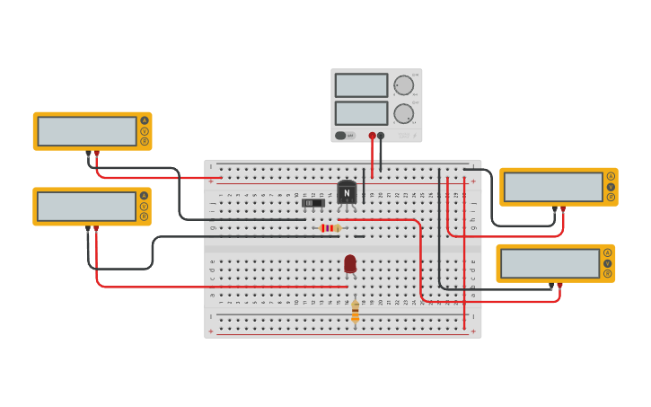 Circuit design bjt_led_driver - Tinkercad