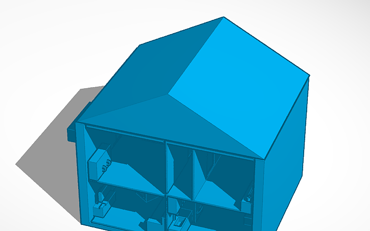 3D design doll house - Tinkercad