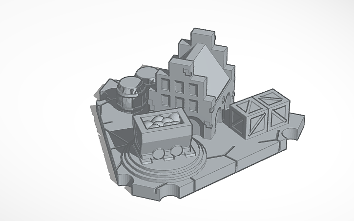 3D design harbor top ore - Tinkercad