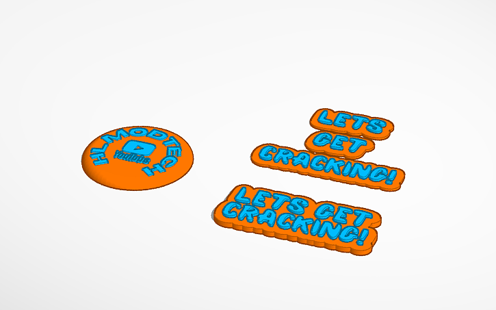 3D design Mason->Blippi F3 Sponsor - Tinkercad