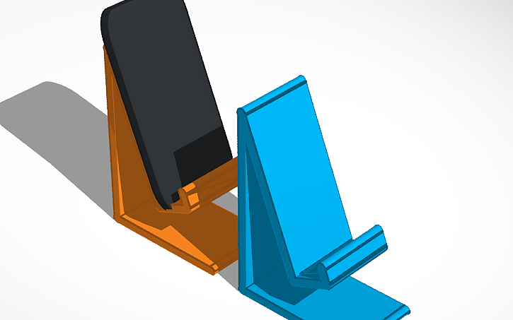 3D design Mobile Phone Holder - Tinkercad
