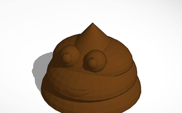 3D design poop - Tinkercad