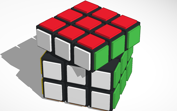 3D design Copy of Rubik's Cube - Tinkercad