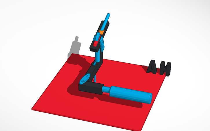 3D design Hydraulic Arm - Tinkercad