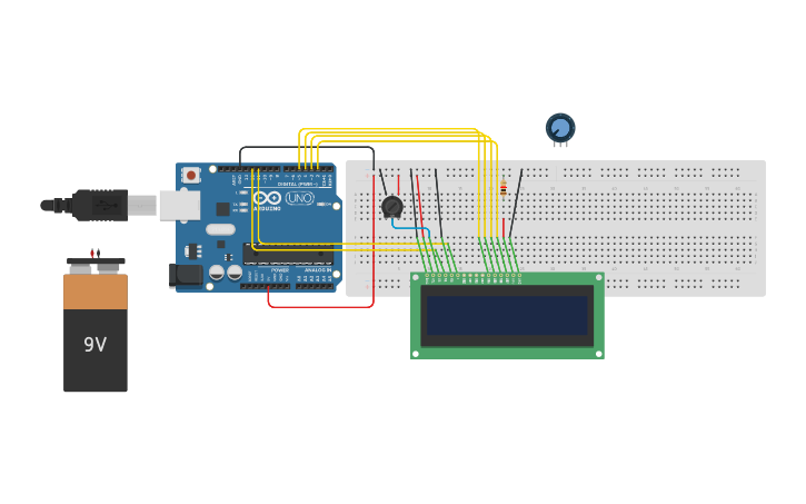 Circuit design Hello World - Tinkercad