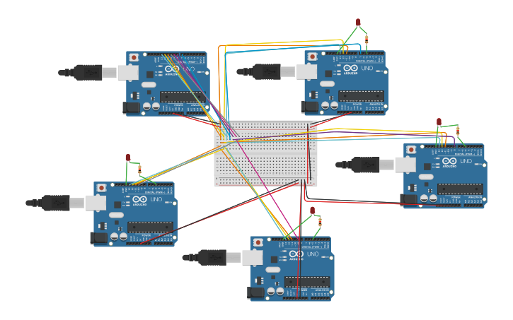 Circuit design SPI Embedded - Tinkercad