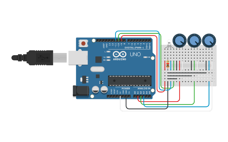 Circuit Design Rgb Tinkercad