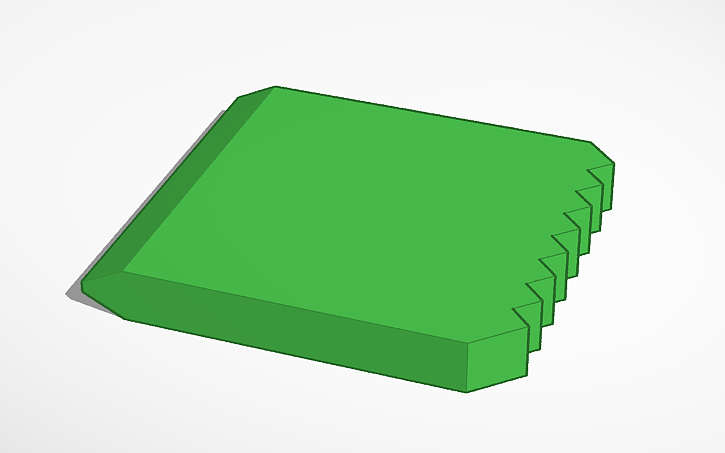 3D design Glue scraper - Tinkercad