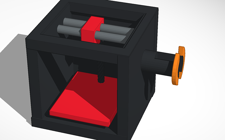 3D design amazing 3D printable 3D printer (fake) - Tinkercad