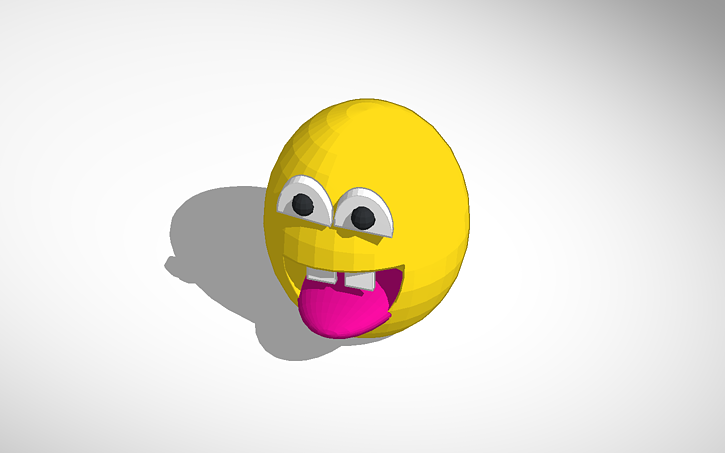 3D design weird face - Tinkercad