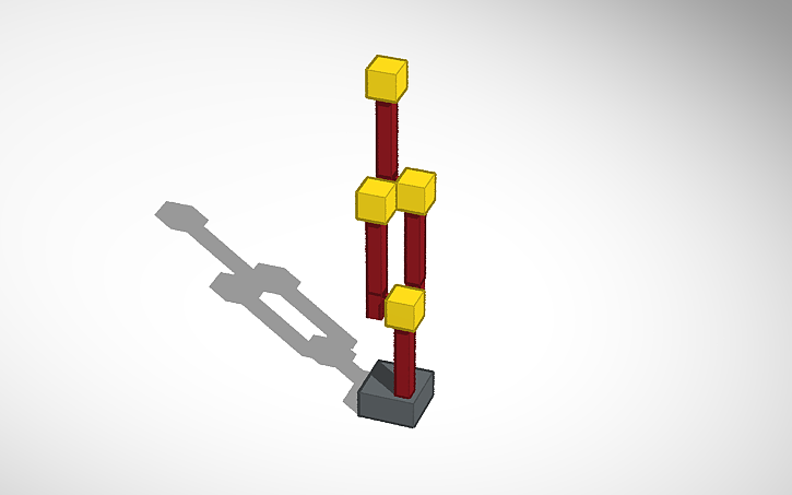 3D design minecraft light - Tinkercad