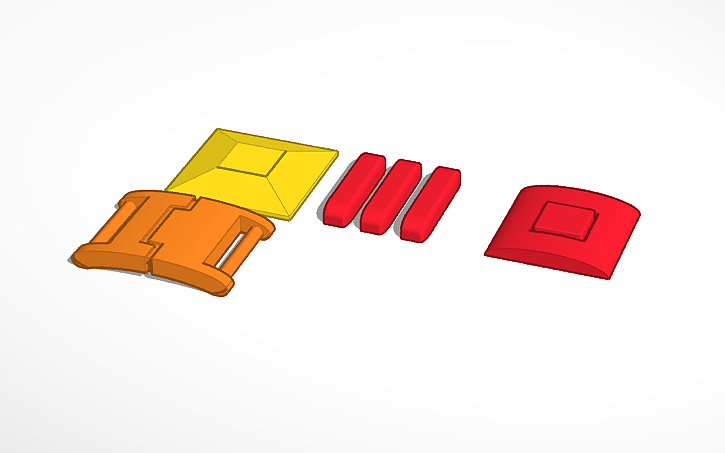 3D design Gamora Belt - Tinkercad