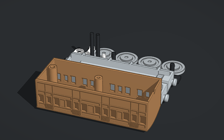 3D design TOMY/Trackmaster Branchline coach/Annie and Clarabel V1.1 ...