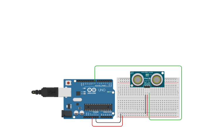 Circuit design distance - Tinkercad