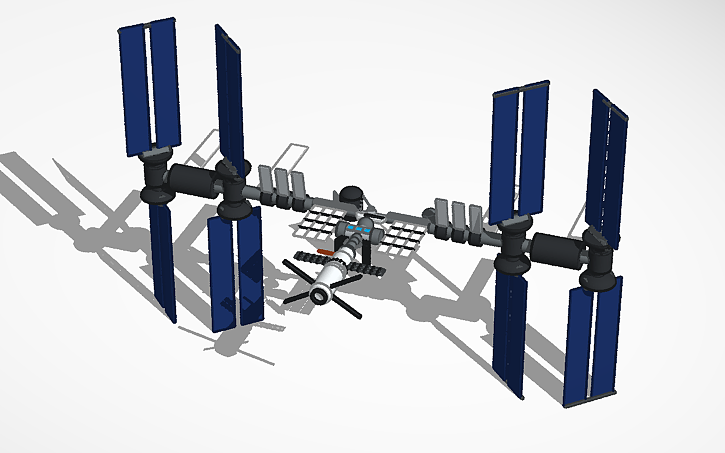 3D design International Space Station (ISS) - Tinkercad
