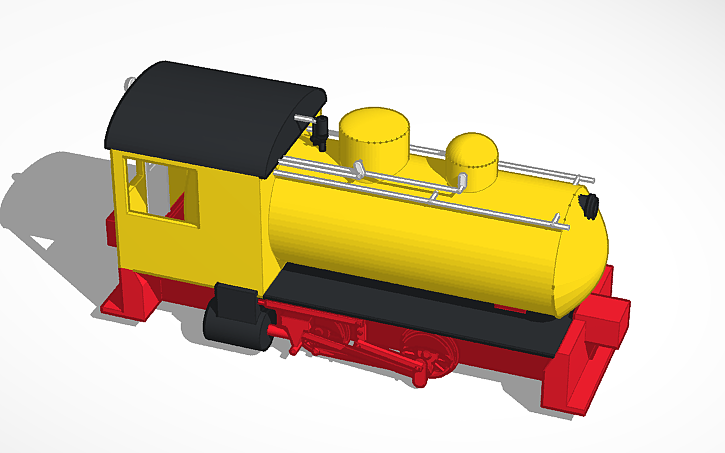 3D design Lilliput Fireless 0-4-0 - Tinkercad