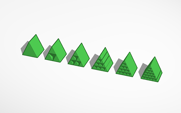 3D design triangle triangle triangle - Tinkercad