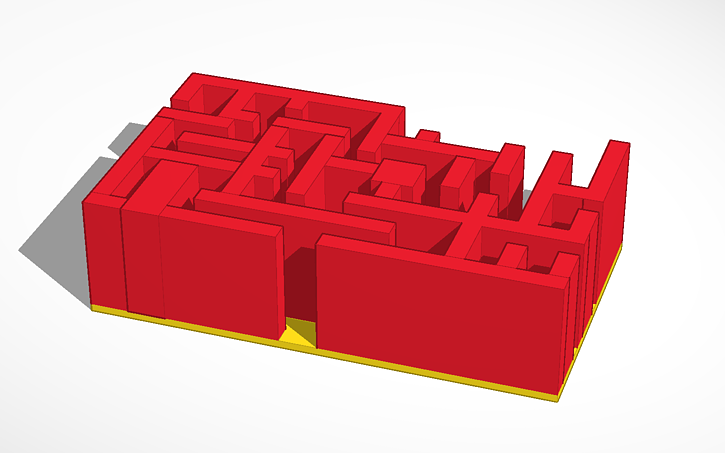 3D design Maze - Tinkercad