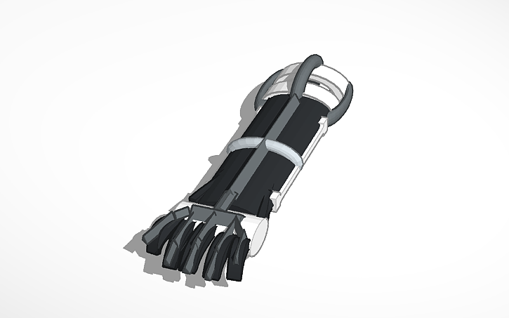 3D design Prosthetic Arm Model - Tinkercad