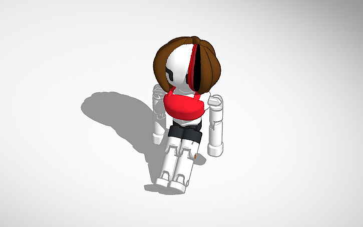 3D design Printable Articulated 12 inch Clara (print with supports ...