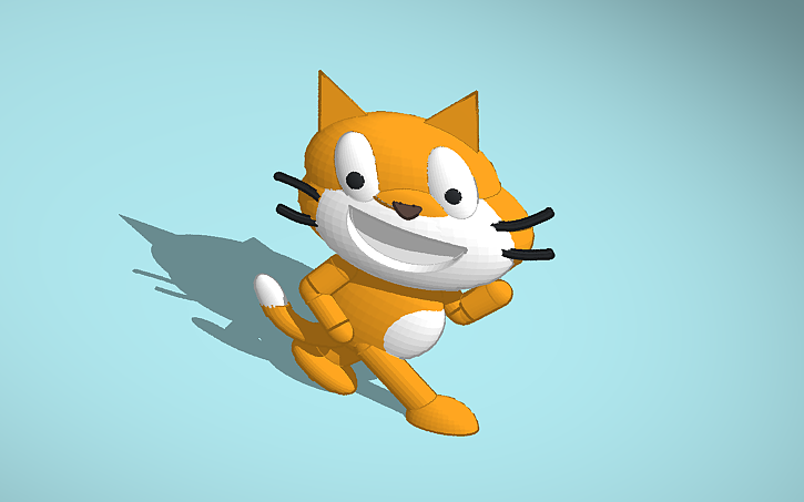 3D design cat sratch - Tinkercad