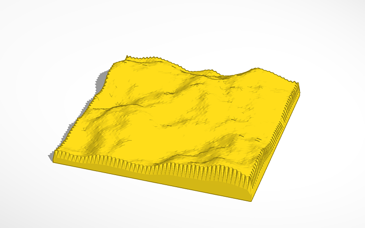 3D design Desert - Tinkercad