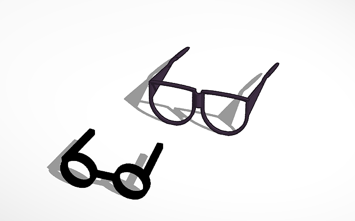 3D design Glasses - Tinkercad
