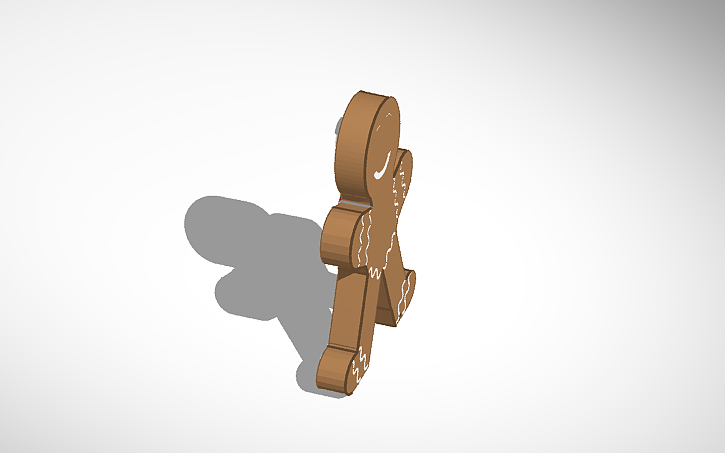 3D design Copy of gingerbread man - Tinkercad