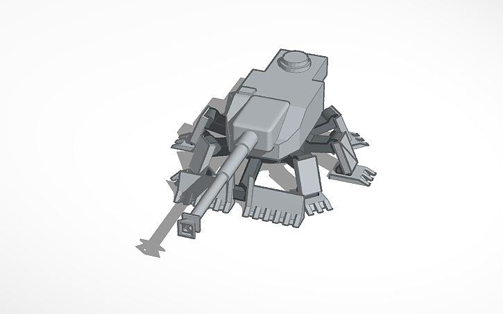 3D design Hunter Mech (Iron Order) - Tinkercad
