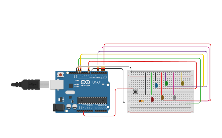 Circuit design Copy of Copy of Arduino Led ON/OFF control with one push ...