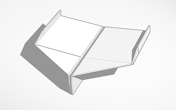 3D design Paper plane - Tinkercad