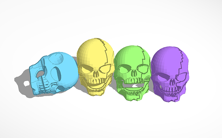 3D design Quad Skulls - Tinkercad