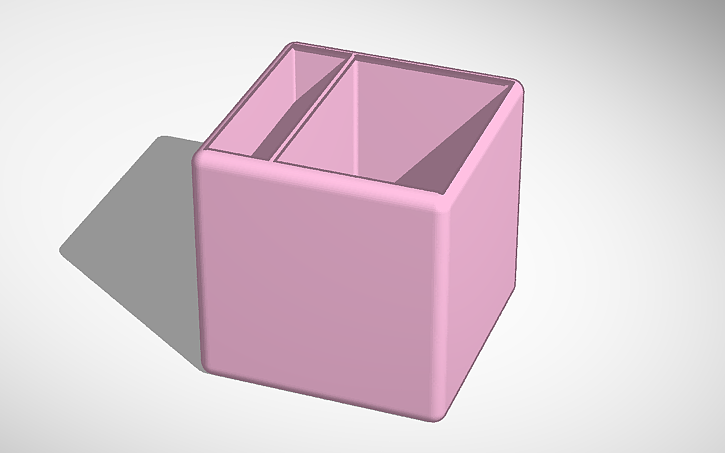 3D design My pencil holder - Tinkercad
