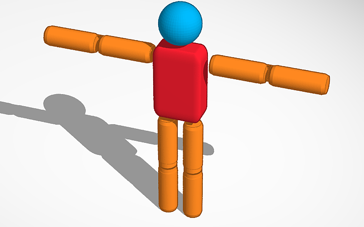 3D design Test dummy - Tinkercad