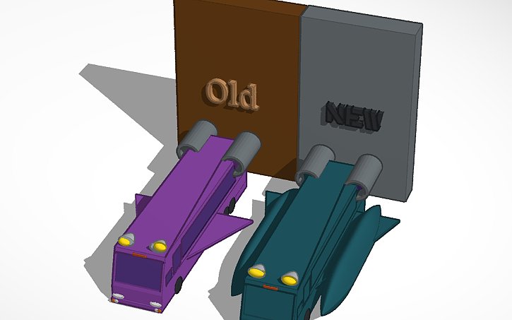 3D design aquabus update - Tinkercad